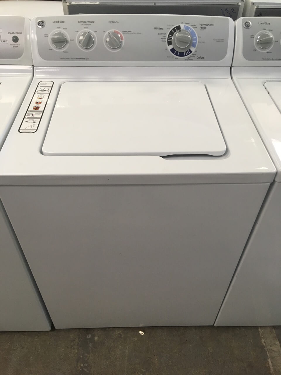 GE Top Load Washer Stainless Oversize Tub Appliance Max GE Top Load Washer Stainless Oversize Tub Appliance Max